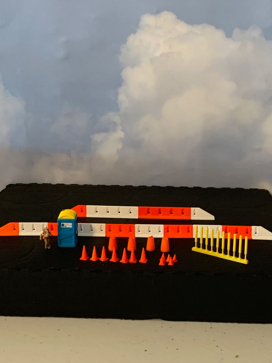 HO Scale Construction Set (41 Pieces)